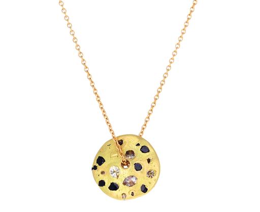 Sapphire Spinning Disc Necklace – Pageo Fine Jewelers